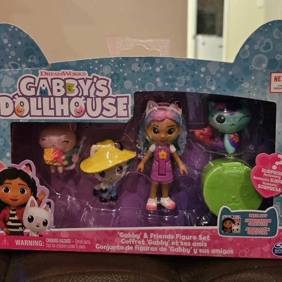 Gabby'S Dollhouse | Toys | Gabby And Friends Figure Set With Rainbow ...
